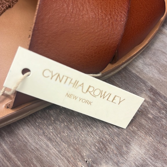 Cynthia Rowley | Shoes | Cynthia Rowley Womens Fiona Cognac Criss Cross ...